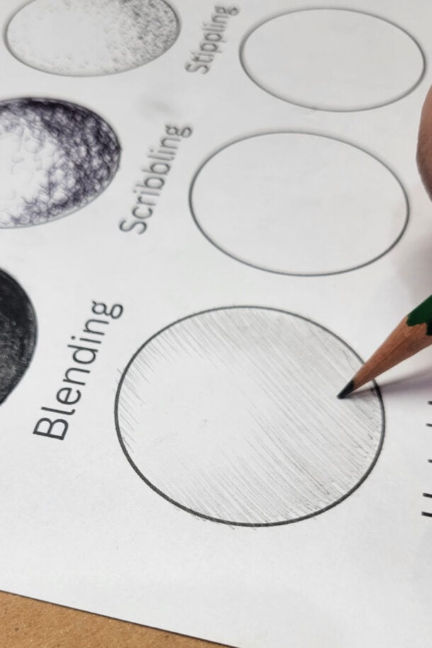 Shading Techniques Art Project for Older Kids • Kids Activities Blog