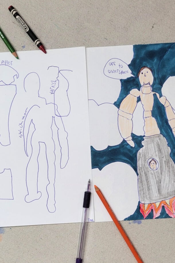 Contour Drawing Art Project for Older Kids • Kids Activities Blog