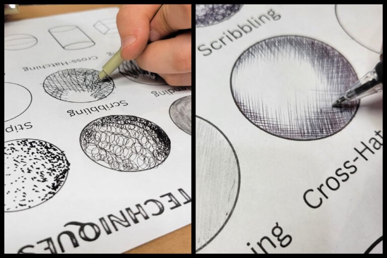 Shading Techniques Art Project for Older Kids • Kids Activities Blog