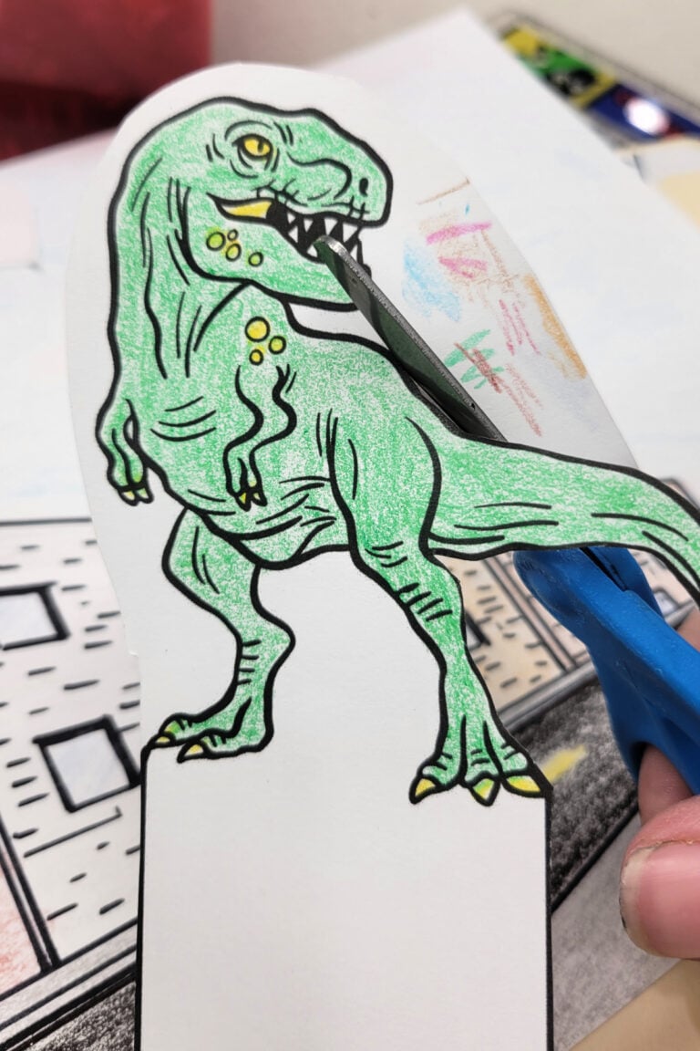 Interactive Dinosaur Art Project for Kids • Kids Activities Blog