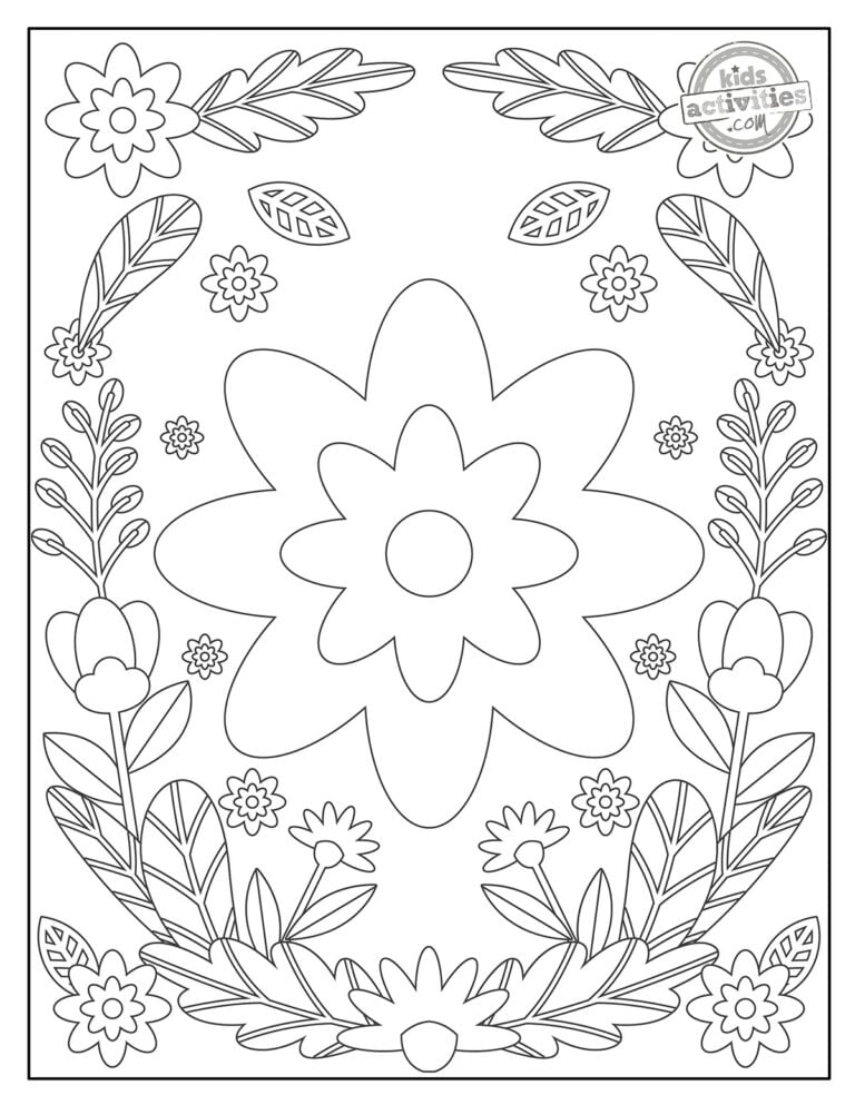 Symmetry Art For Kids To Color Kids Activities Blog