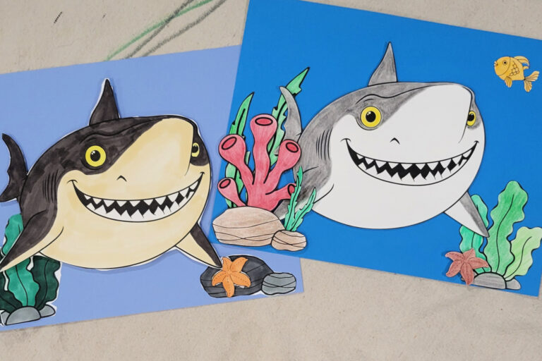 Dimensional Underwater Scene Art Project for Kids • Kids Activities Blog