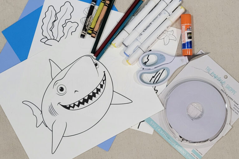 Dimensional Underwater Scene Art Project for Kids • Kids Activities Blog