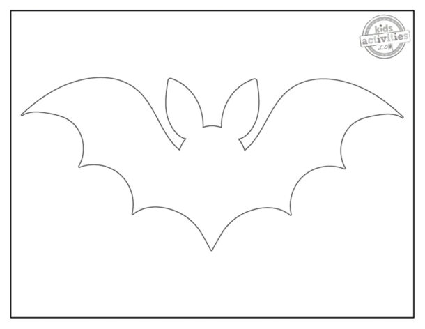 Bat Outline Templates For Halloween Crafts | Kids Activities Blog