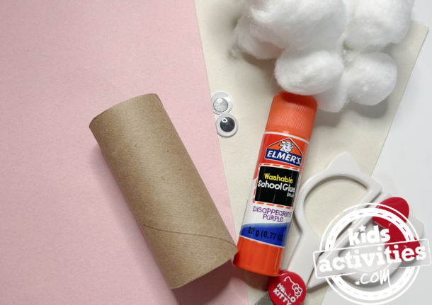 Adorable Fuzzy Bunny Made From A Toilet Paper Roll | Kids Activities Blog