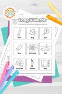 Long O Words Worksheets To Print | Kids Activities Blog