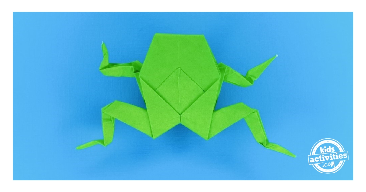 Origami Frog Tutorial For Kids of All Ages | Kids Activities Blog