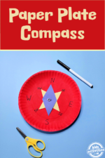 Pretend Paper Plate Compass Craft For Kids | Kids Activities Blog