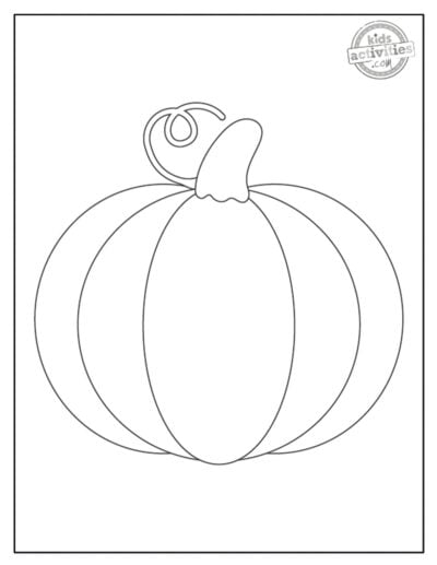 Pumpkin Outline For Not-So-Spooky Halloween Crafts Kids Activities Blog