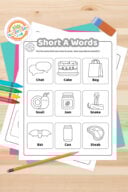 Worksheets for Short A Words | Kids Activities Blog