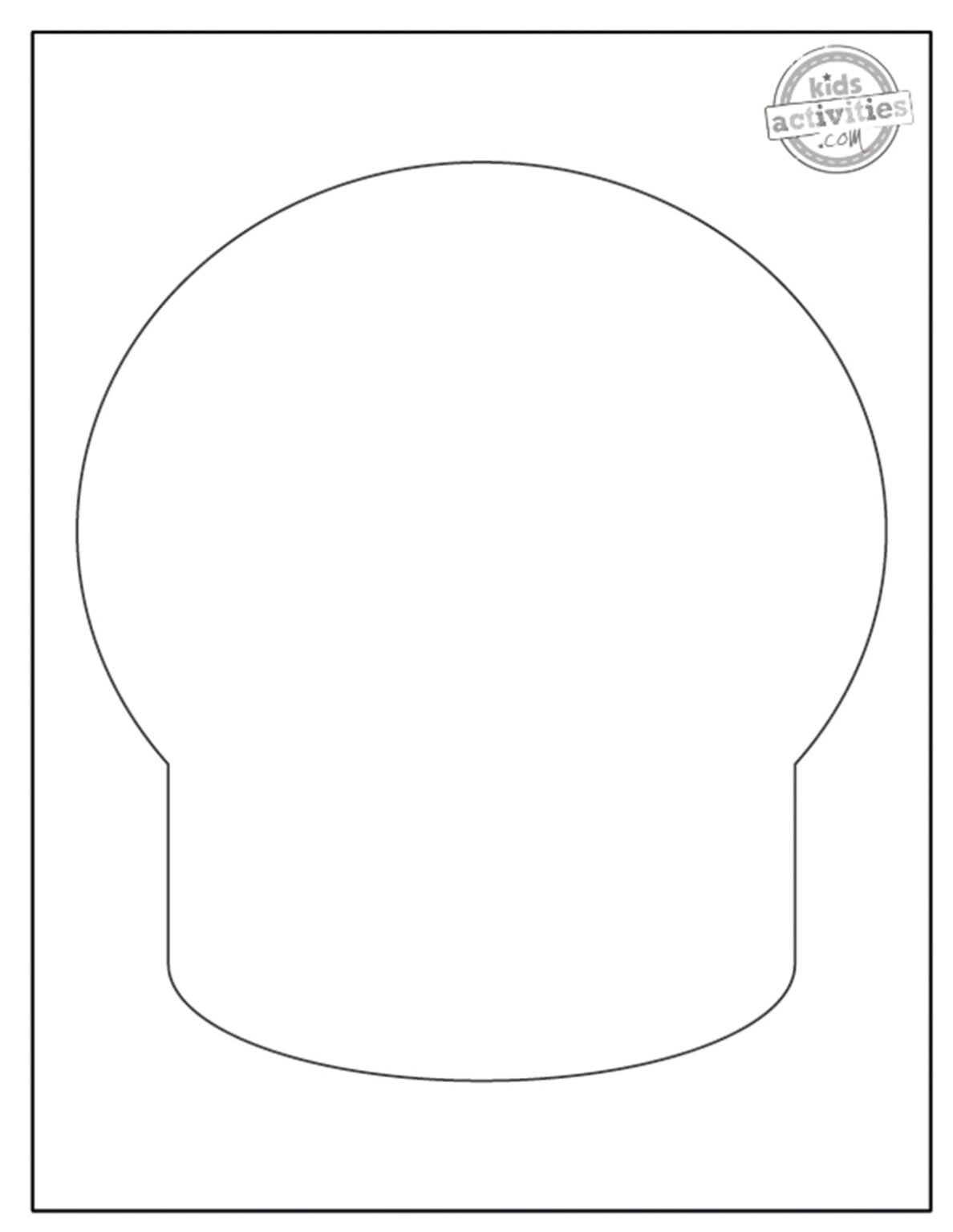 Free Printable Skull Template | Kids Activities Blog