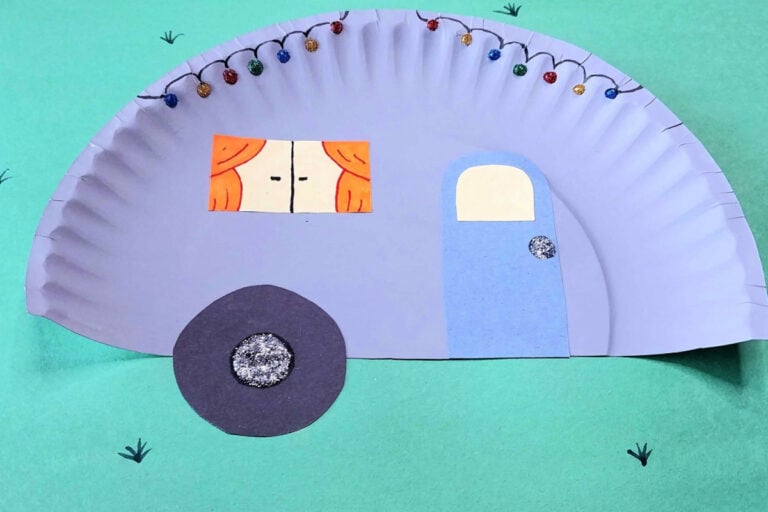 Easy Paper Plate Camping Craft For Kids | Kids Activities Blog