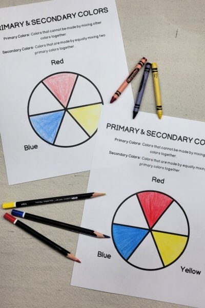 Primary & Secondary Colors Art Project for Kids • Kids Activities Blog