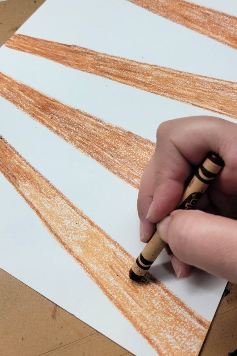 Wax Resist Fall Trees Art Project for Kids • Kids Activities Blog