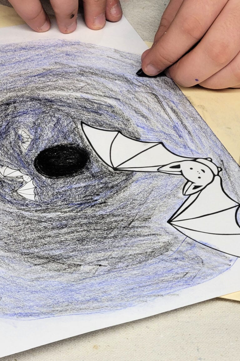 Bat Cave Art Project for Kids • Kids Activities Blog