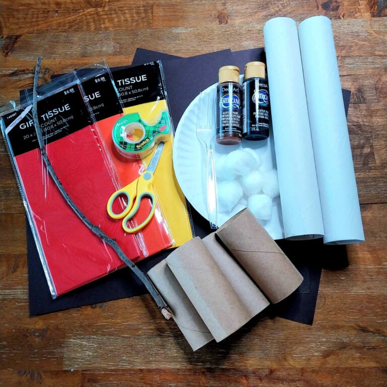 Pretend Campfire Craft For Kids | Kids Activities Blog