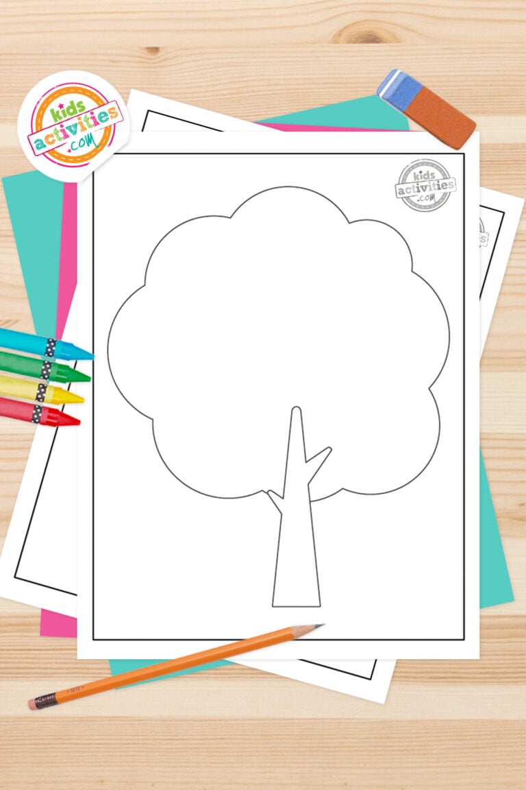 Tree Outline Printable For Kids | Kids Activities Blog