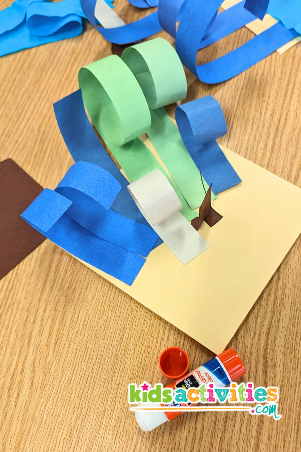 Ocean Wave Sculpture Art Project and Art History Lesson for Kids ...