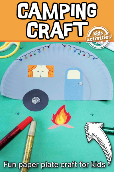 Easy Paper Plate Camping Craft For Kids | Kids Activities Blog