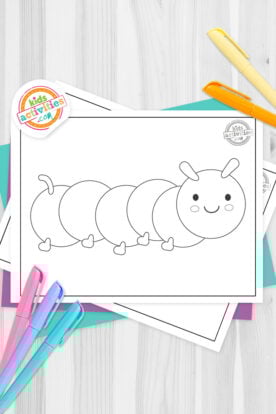 Print Our Cute Caterpillar Template | Kids Activities Blog