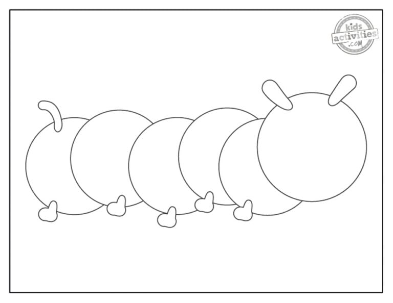 Print Our Cute Caterpillar Template | Kids Activities Blog