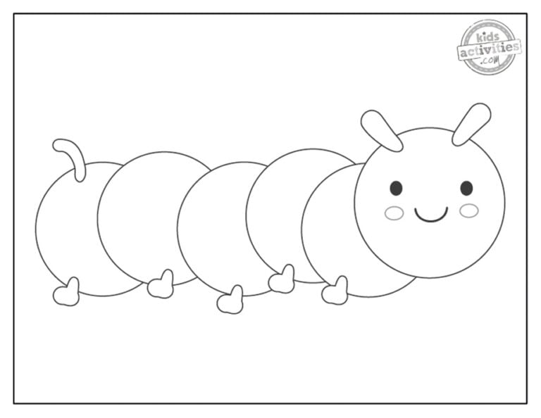 Print Our Cute Caterpillar Template | Kids Activities Blog