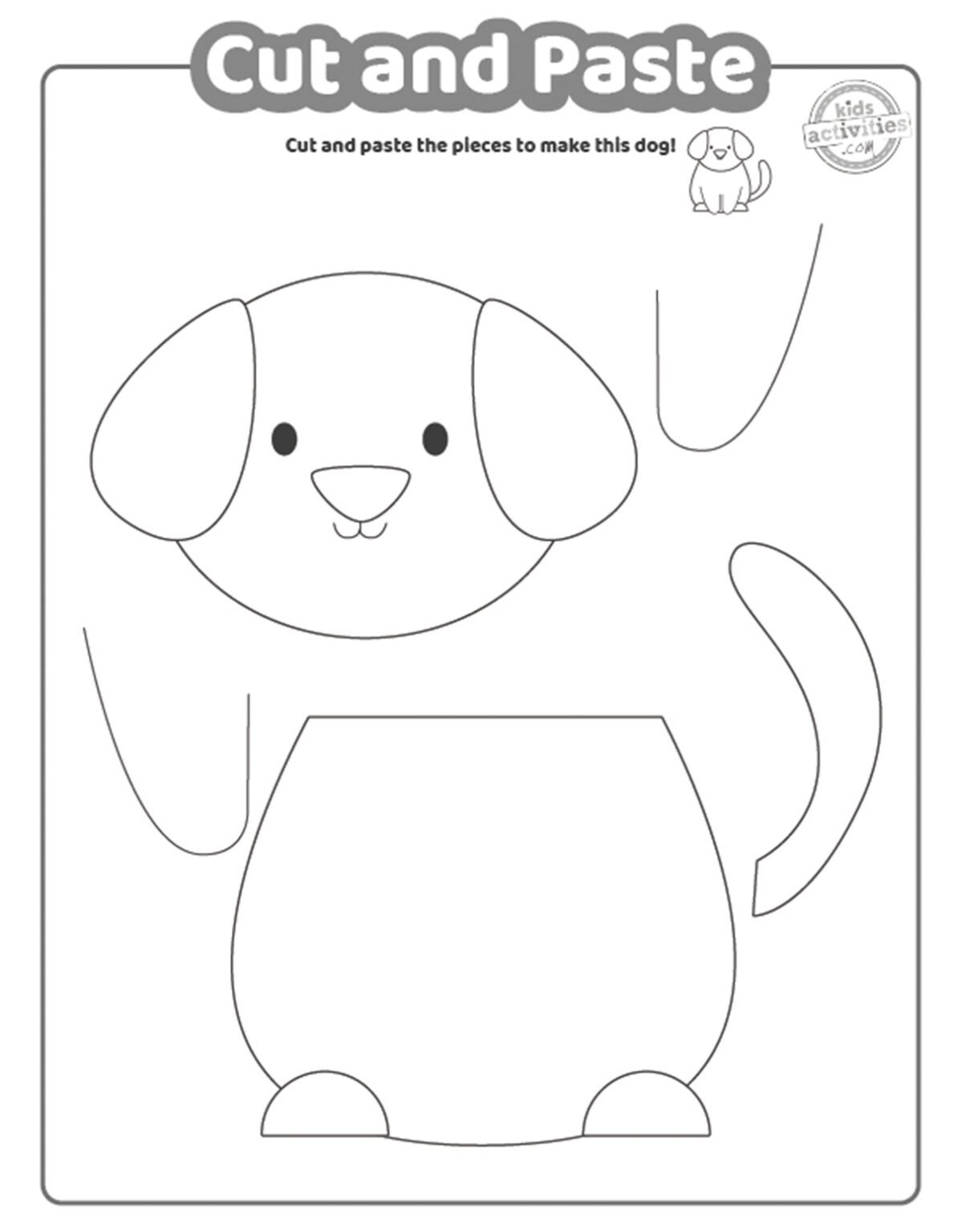 Cut and Paste Worksheets For Kids of All Ages Kids Activities Blog