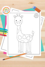 Free Giraffe Template Ready To Print | Kids Activities Blog