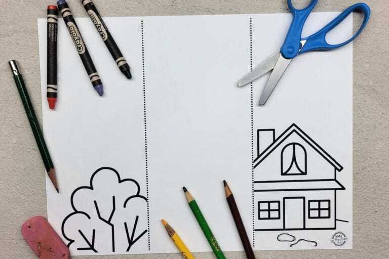Grounds Tri-Fold Art Project for Kids • Kids Activities Blog