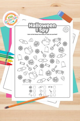 Free Printable I Spy Halloween Game | Kids Activities Blog