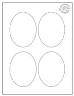 Simple and Easy Oval Template | Kids Activities Blog