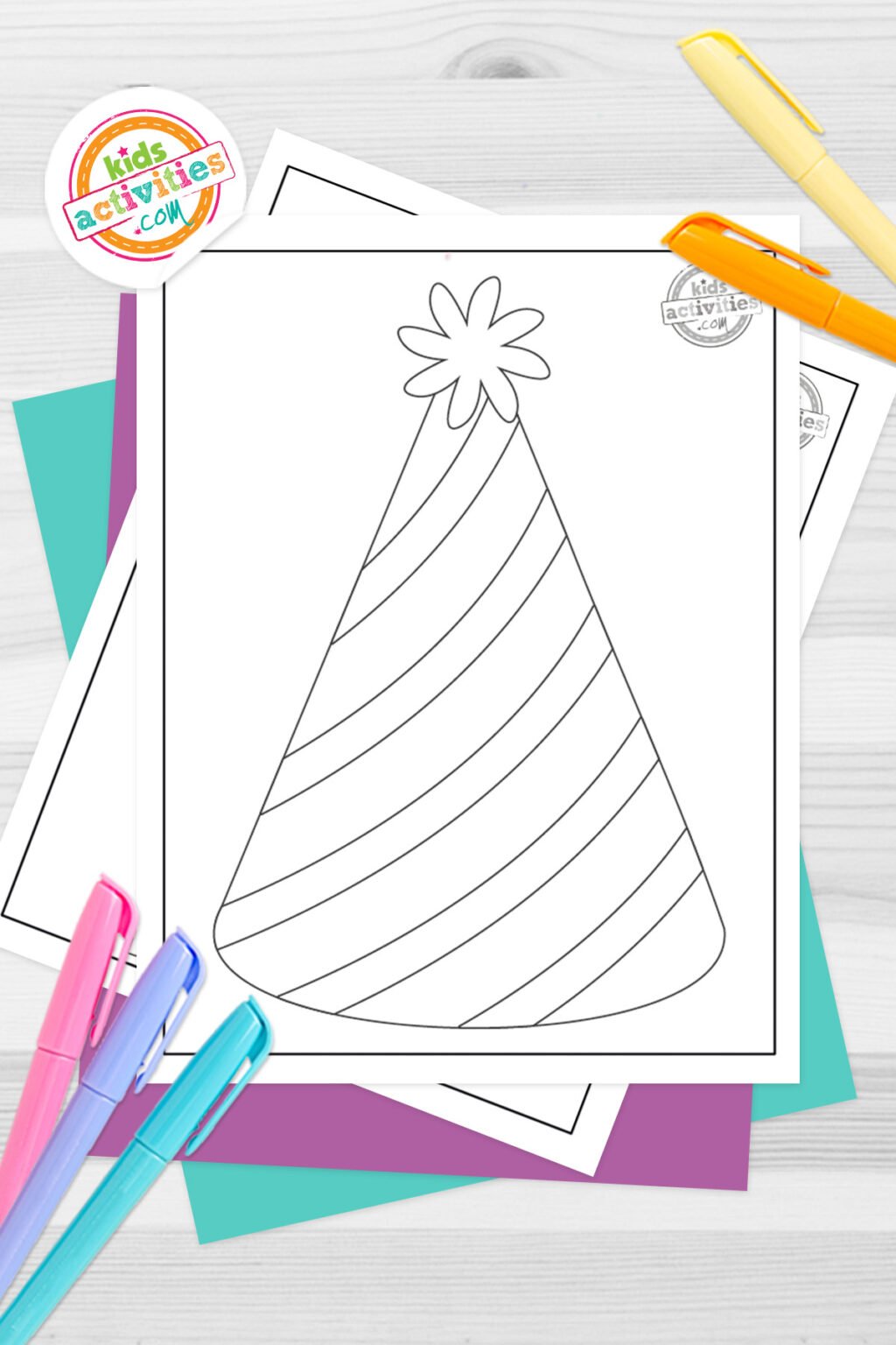 Party Hat Template To Make Your Own Party Hat! | Kids Activities Blog