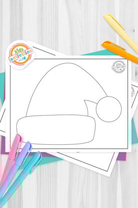 Santa Hat Template For Kids of All Ages Kids Activities Blog