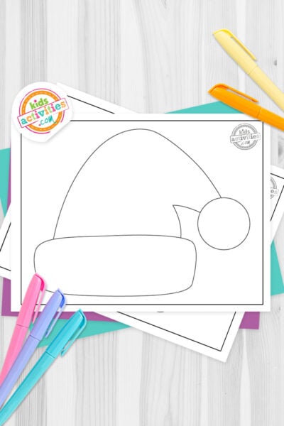 Santa Hat Template For Kids of All Ages Kids Activities Blog