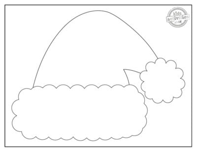 Santa Hat Template For Kids of All Ages Kids Activities Blog