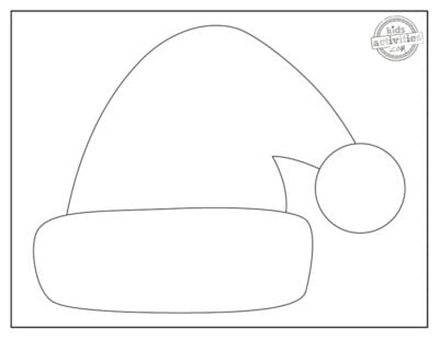 Santa Hat Template For Kids of All Ages Kids Activities Blog