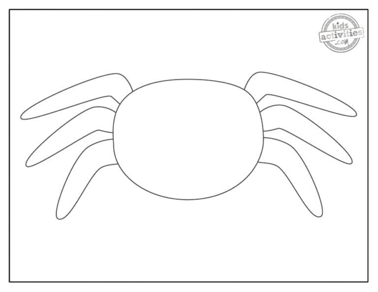 Free Printable Cute Spider Template | Kids Activities Blog