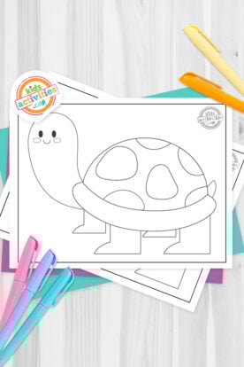Adorable Turtle Template To Print | Kids Activities Blog