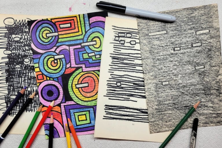 Blackout Poetry Art Project for Kids • Kids Activities Blog