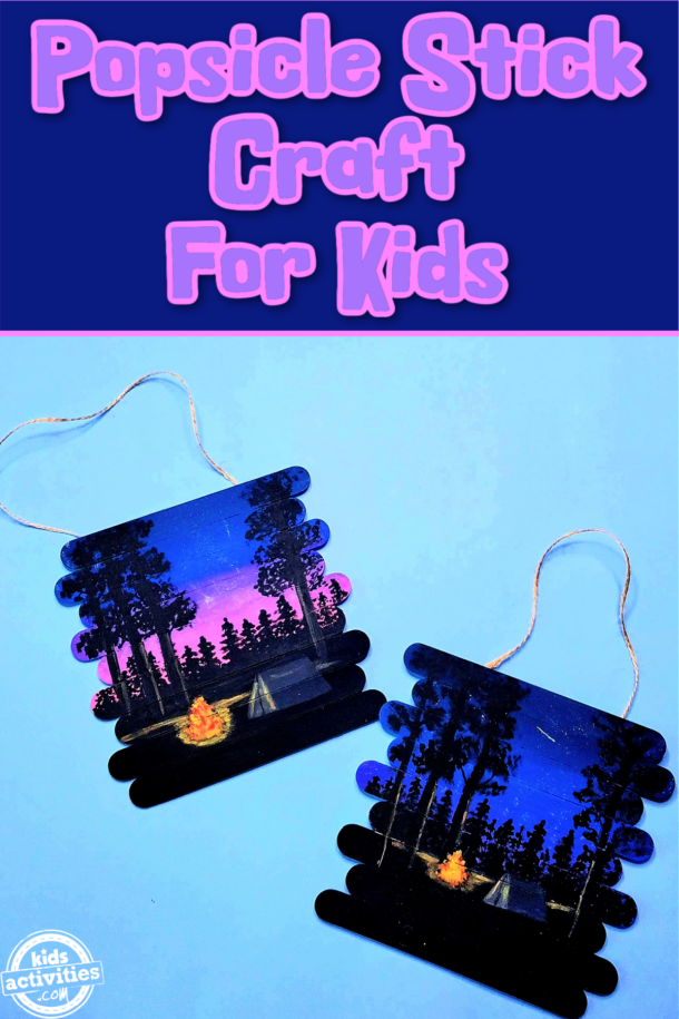 Decorative Popsicle Stick Art For Kids | Kids Activities Blog