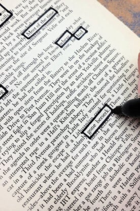 Blackout Poetry Art Project for Kids • Kids Activities Blog