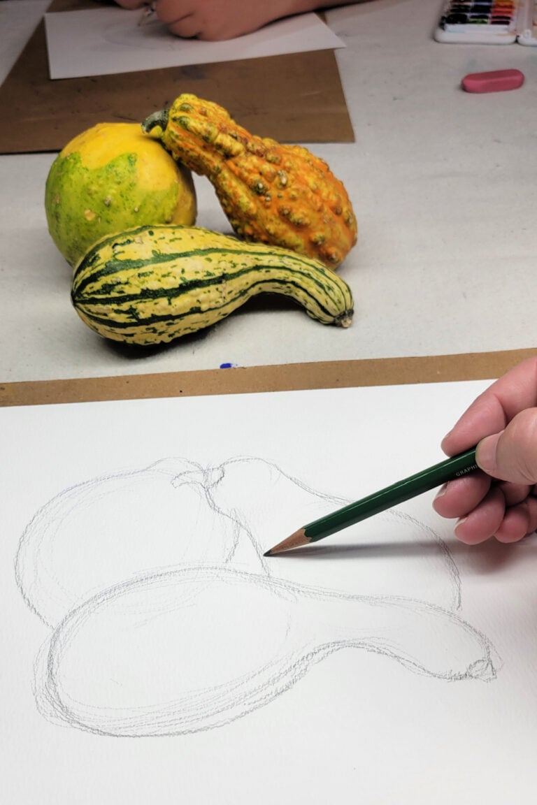 Fall Still Life Art Project for Kids • Kids Activities Blog