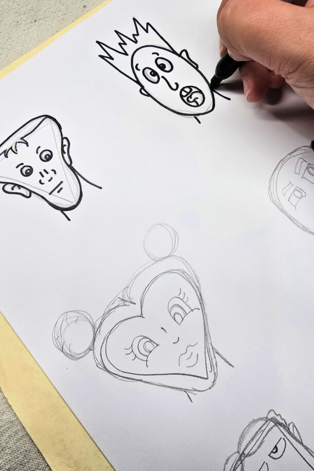 Drawing Cartoon Faces Art Project for Kids • Kids Activities Blog