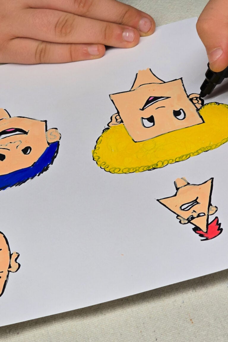 Drawing Cartoon Faces Art Project for Kids • Kids Activities Blog