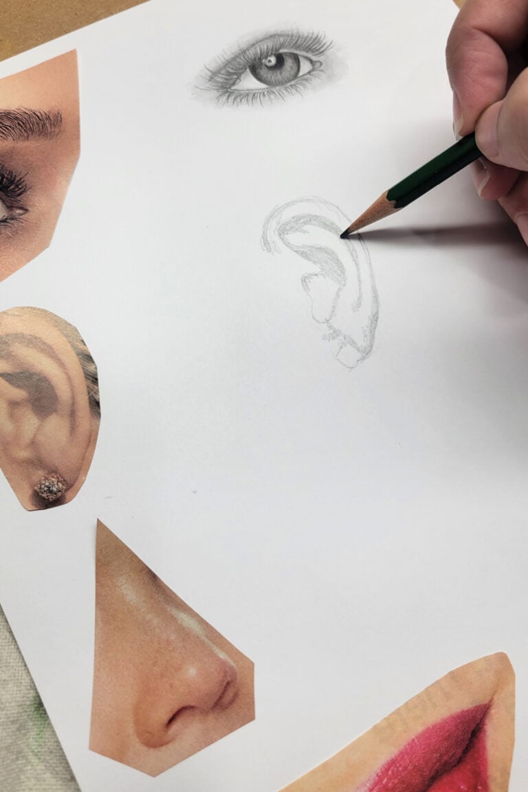 Drawing Facial Features Art Project for Kids • Kids Activities Blog