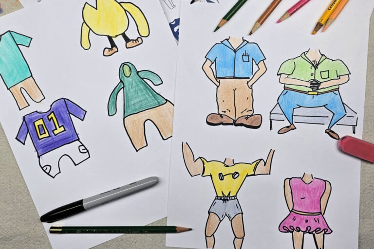 Drawing Cartoon Figures Art Project for Kids • Kids Activities Blog