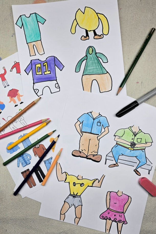 Drawing Cartoon Figures Art Project for Kids • Kids Activities Blog ...
