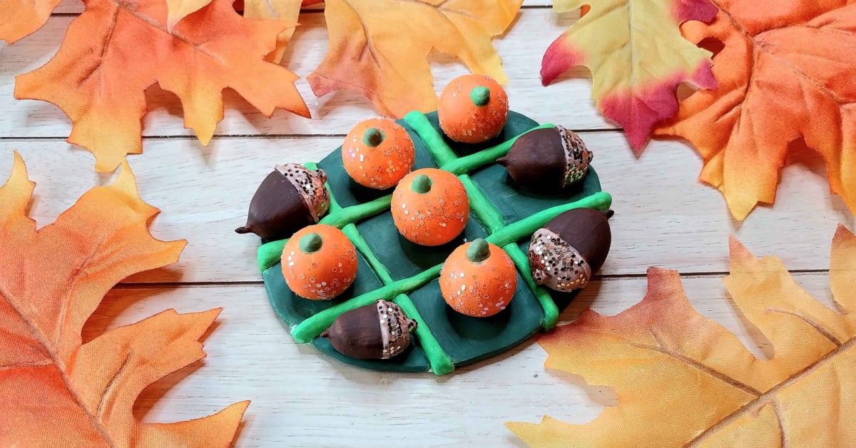 Super Cute Fall DIY Tic Tac Toe Board | Kids Activities Blog
