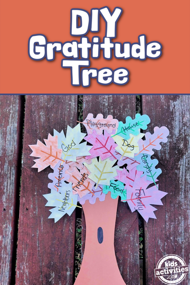 Paper Gratitude Tree Craft For Kids | Kids Activities Blog