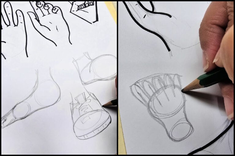 Drawing Cartoon Hands and Feet Art Project for Kids • Kids Activities Blog